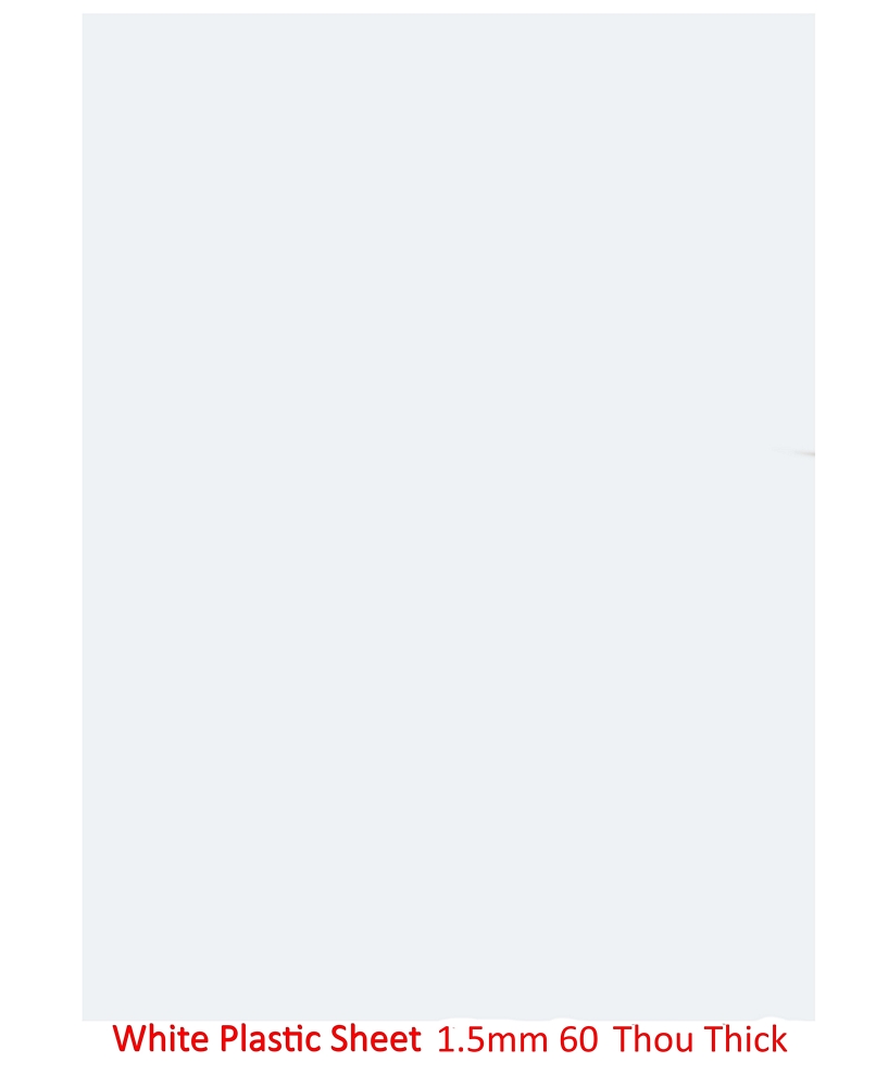 Plain Plasticard Sheet 296mm x 208mm - Various Colours And Sizes To Ch