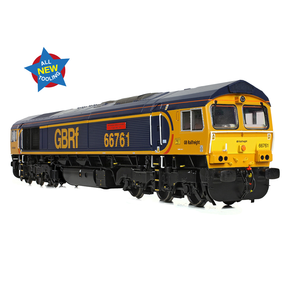 Bachmann 50-003 OO Gauge Class 66/7 66761 'Wensleydale Railway Associa