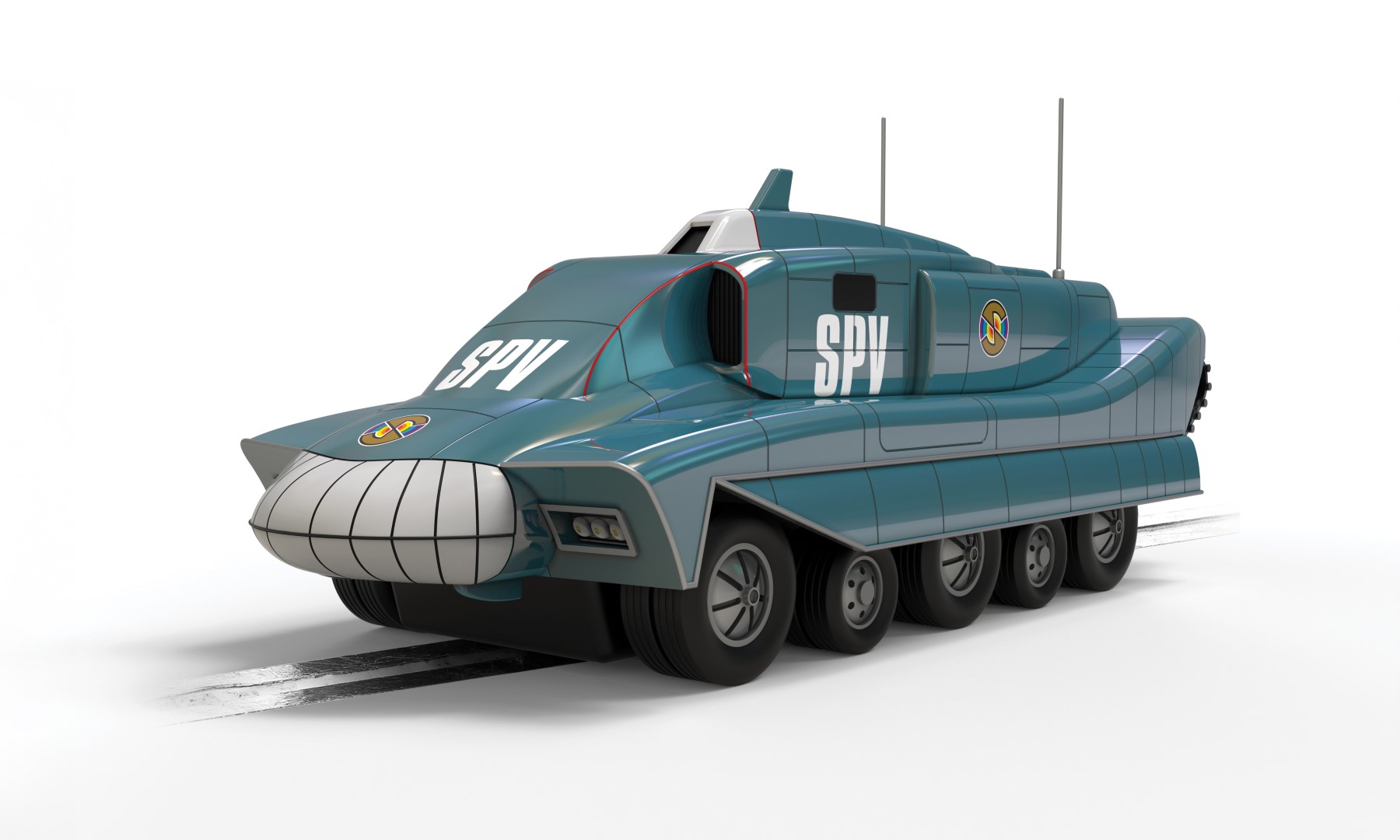 Scalextric C4672 Captain Scarlett SPV Chrome Edition | Cars